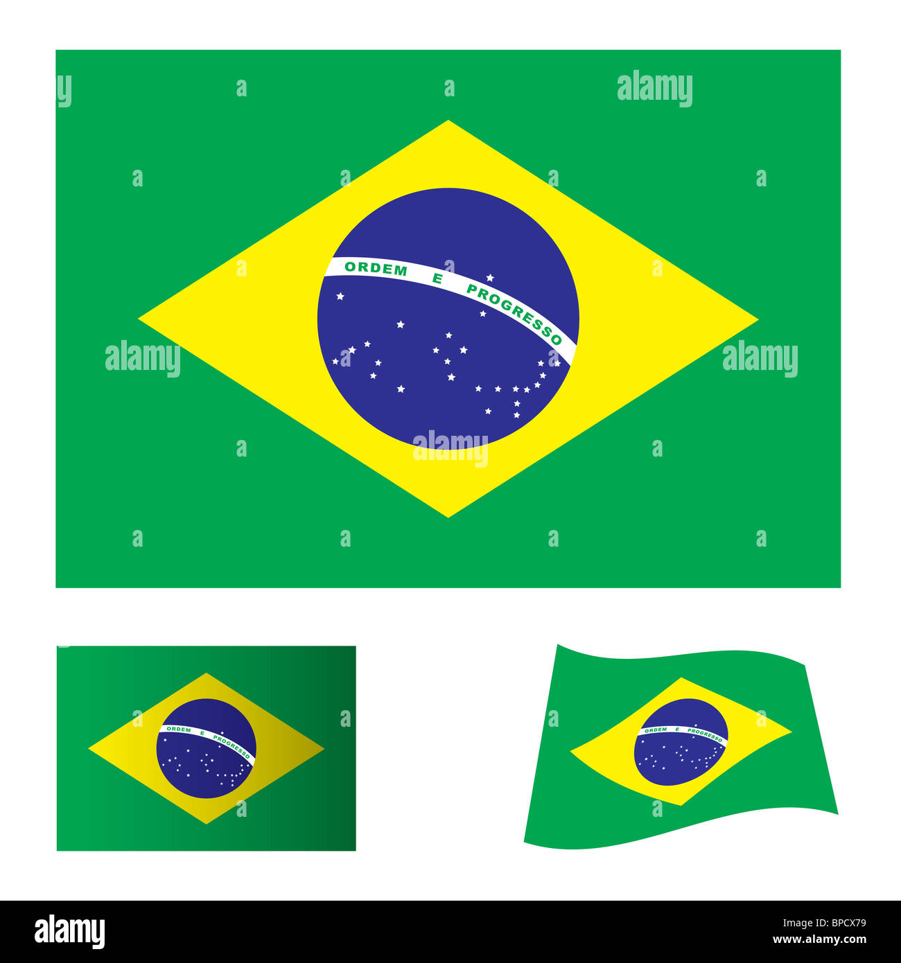 Brazil flag hi-res stock photography and images - Alamy