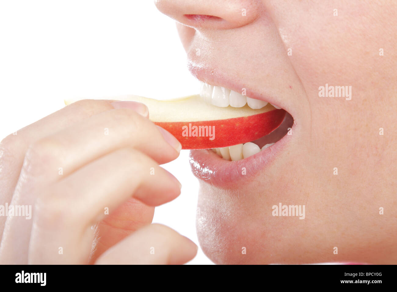 Nibble, woman hi-res stock photography and images - Alamy