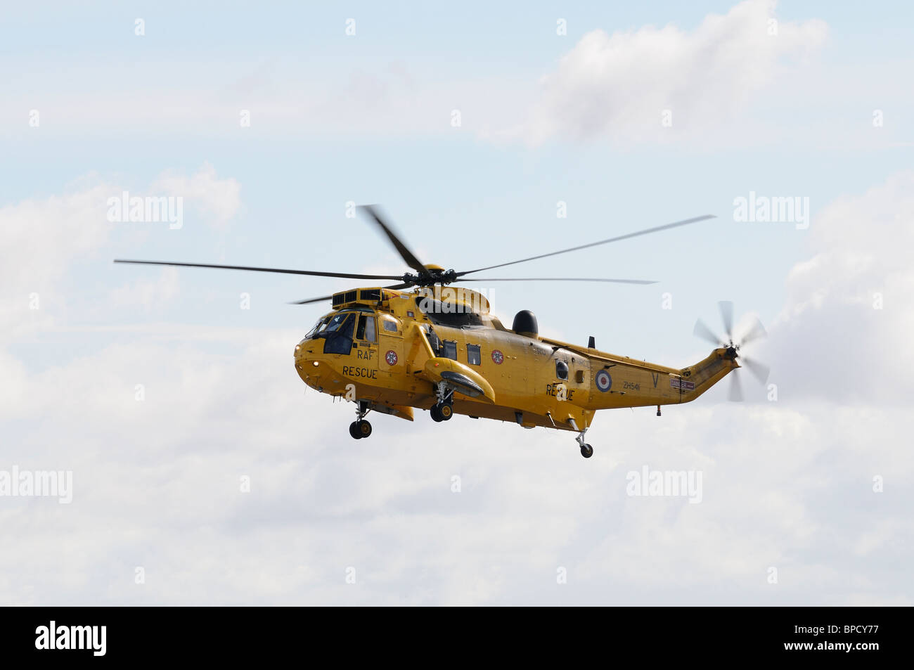 British Royal Air Force Sea King search and Rescue Helicopter ZH541 ...
