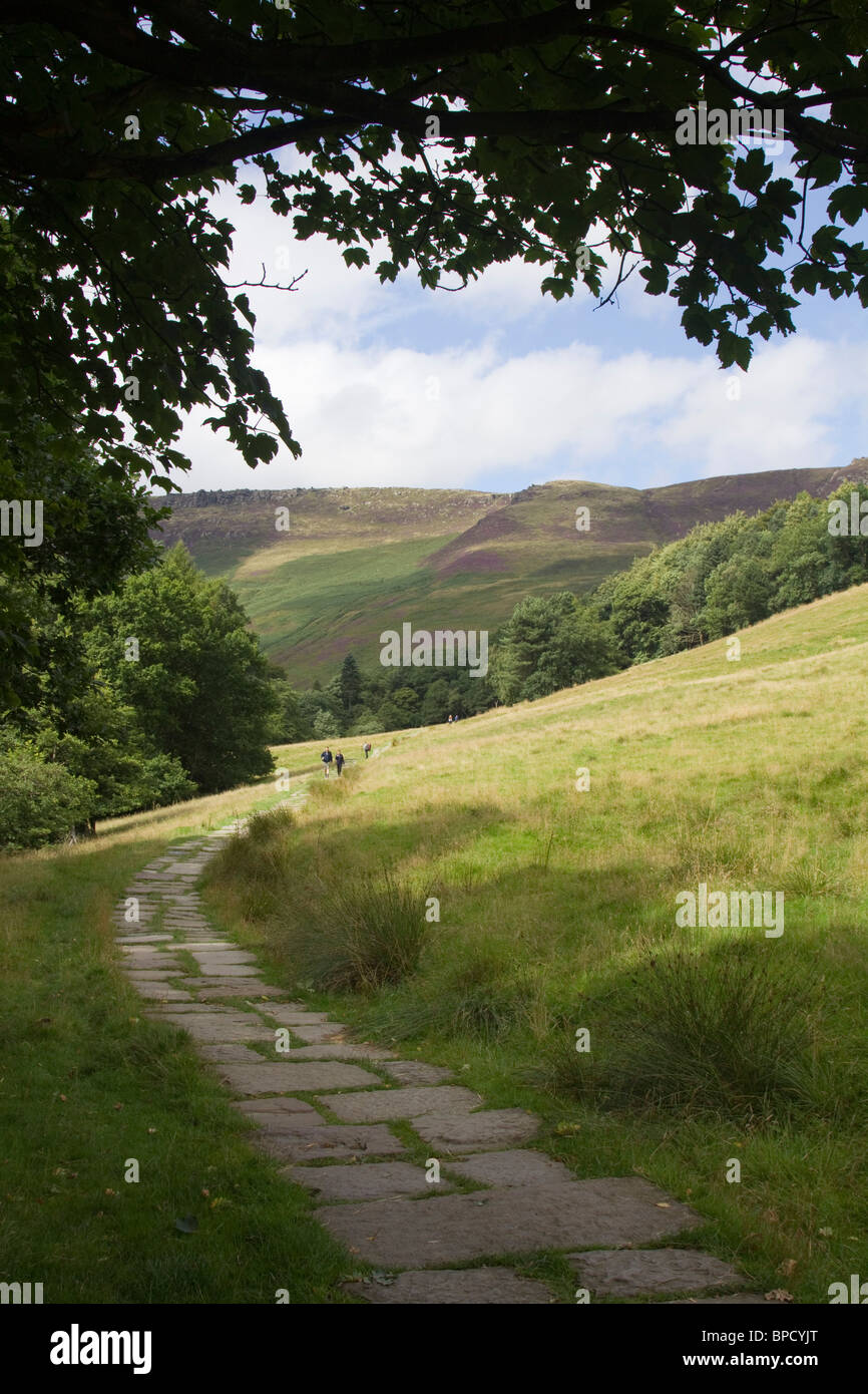 grindsbrook vale of edale derbyshire peak district national park ...