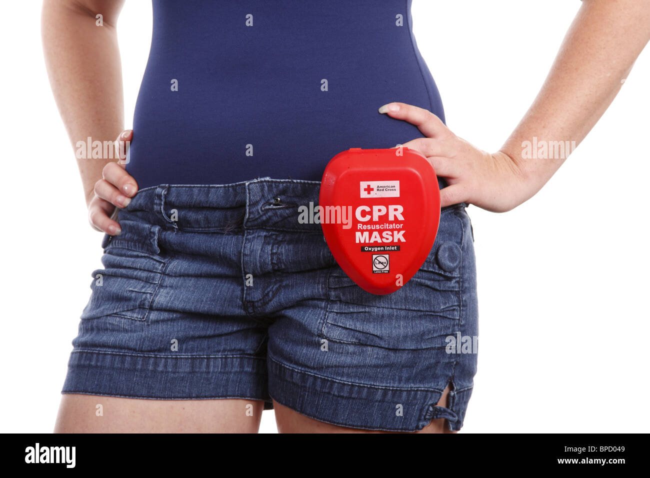 CPR kit on lifeguard Stock Photo - Alamy
