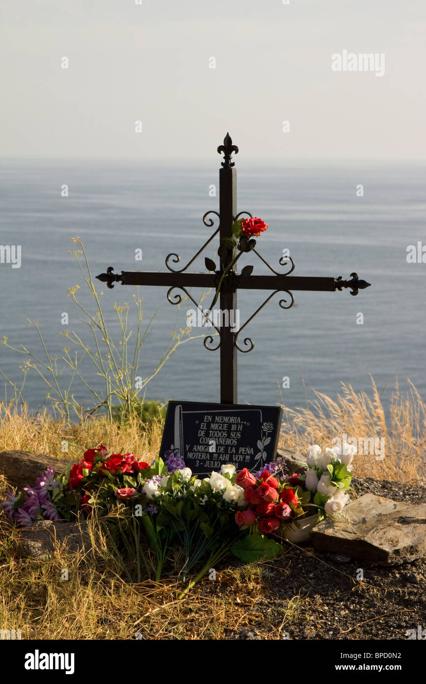 cross behind the main road Stock Photo - Alamy
