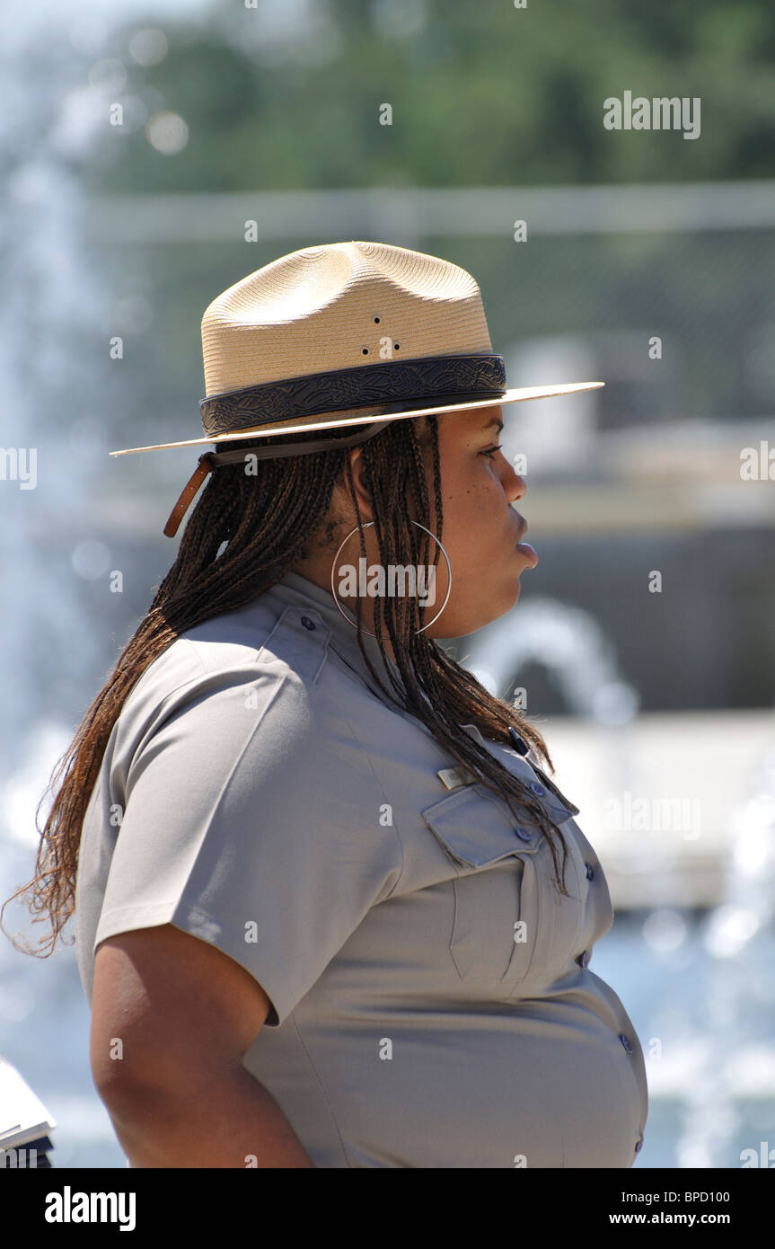 US National Park ranger in uniform, Washington DC, USA Stock Photo - Alamy