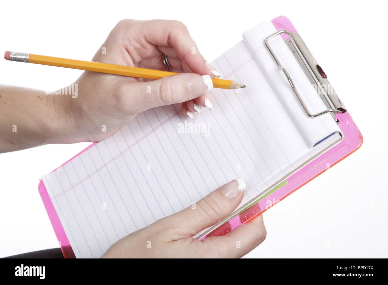 hands writing using a pencil Stock Photo - Alamy
