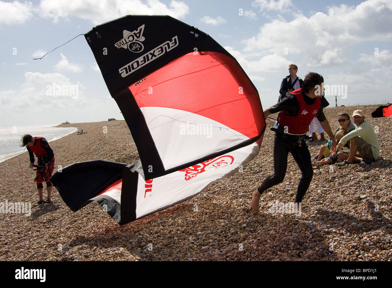 Richard Branson first kitesurfing kite surfing kiteboarding boarding ...