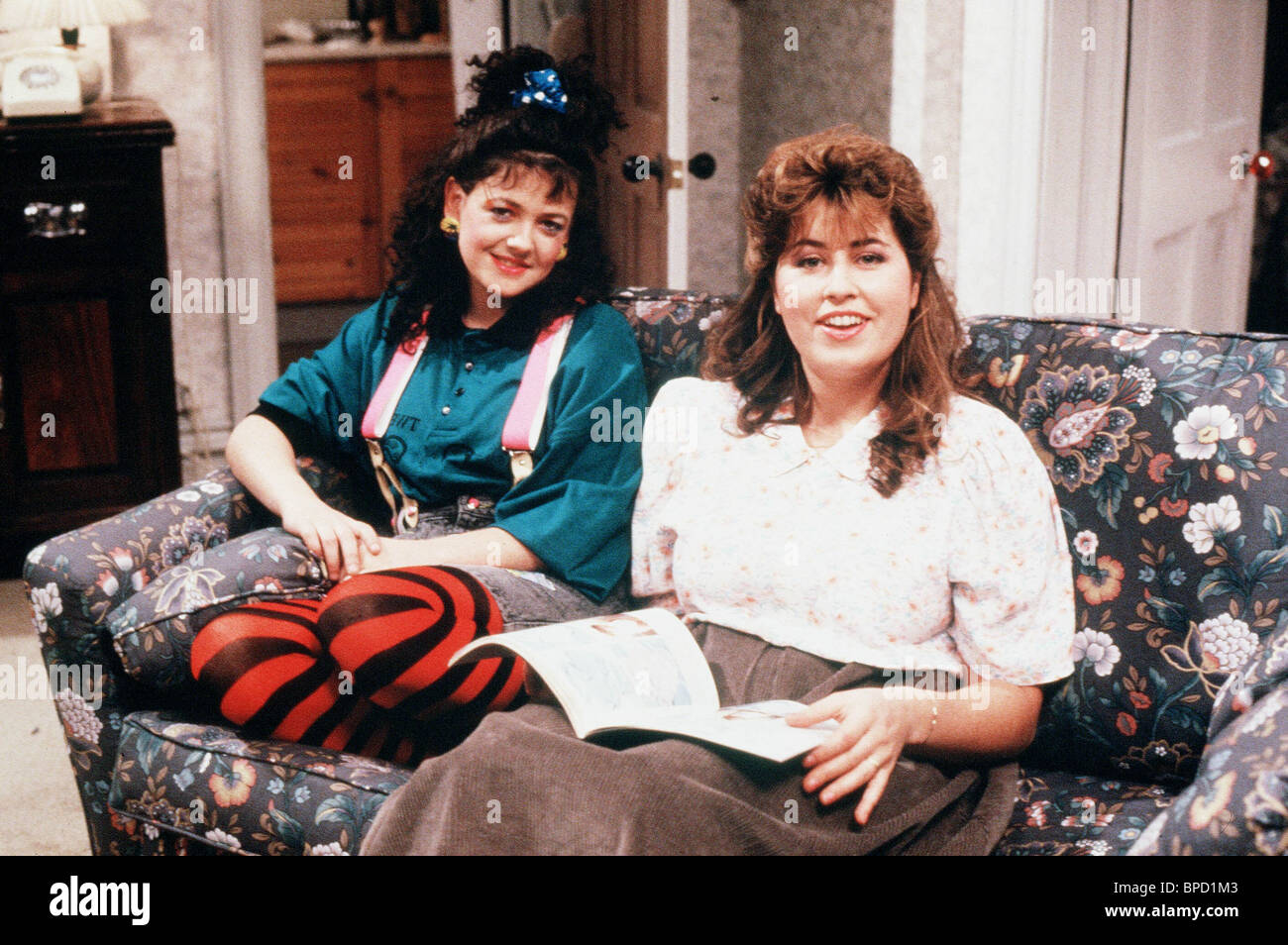 EMMA WRAY & LIZA TARBUCK WATCHING (1987 Stock Photo, Royalty Free Image ...