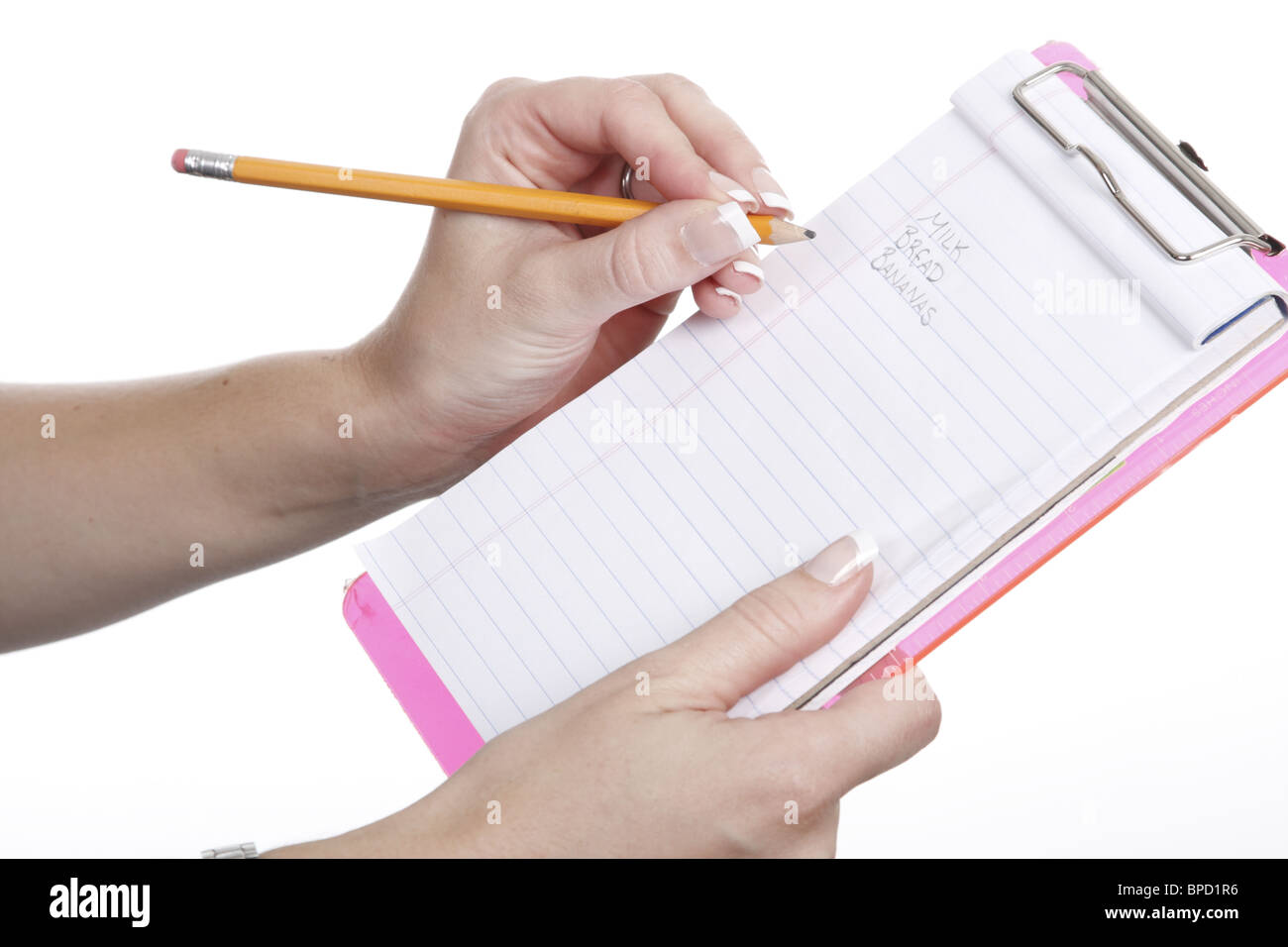 hands writing using a pencil Stock Photo - Alamy