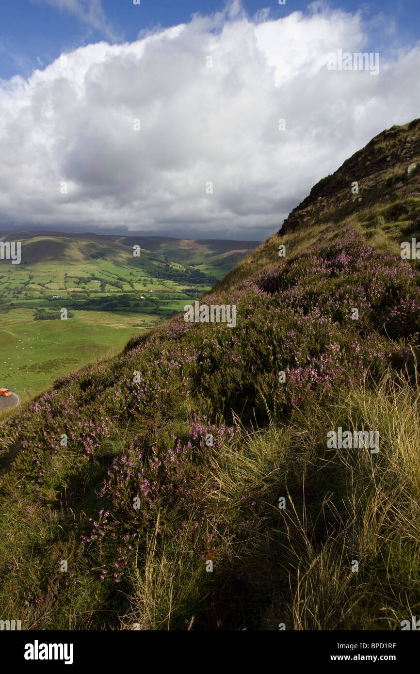 vale of edale from mam tor derbyshire peak district national park ...