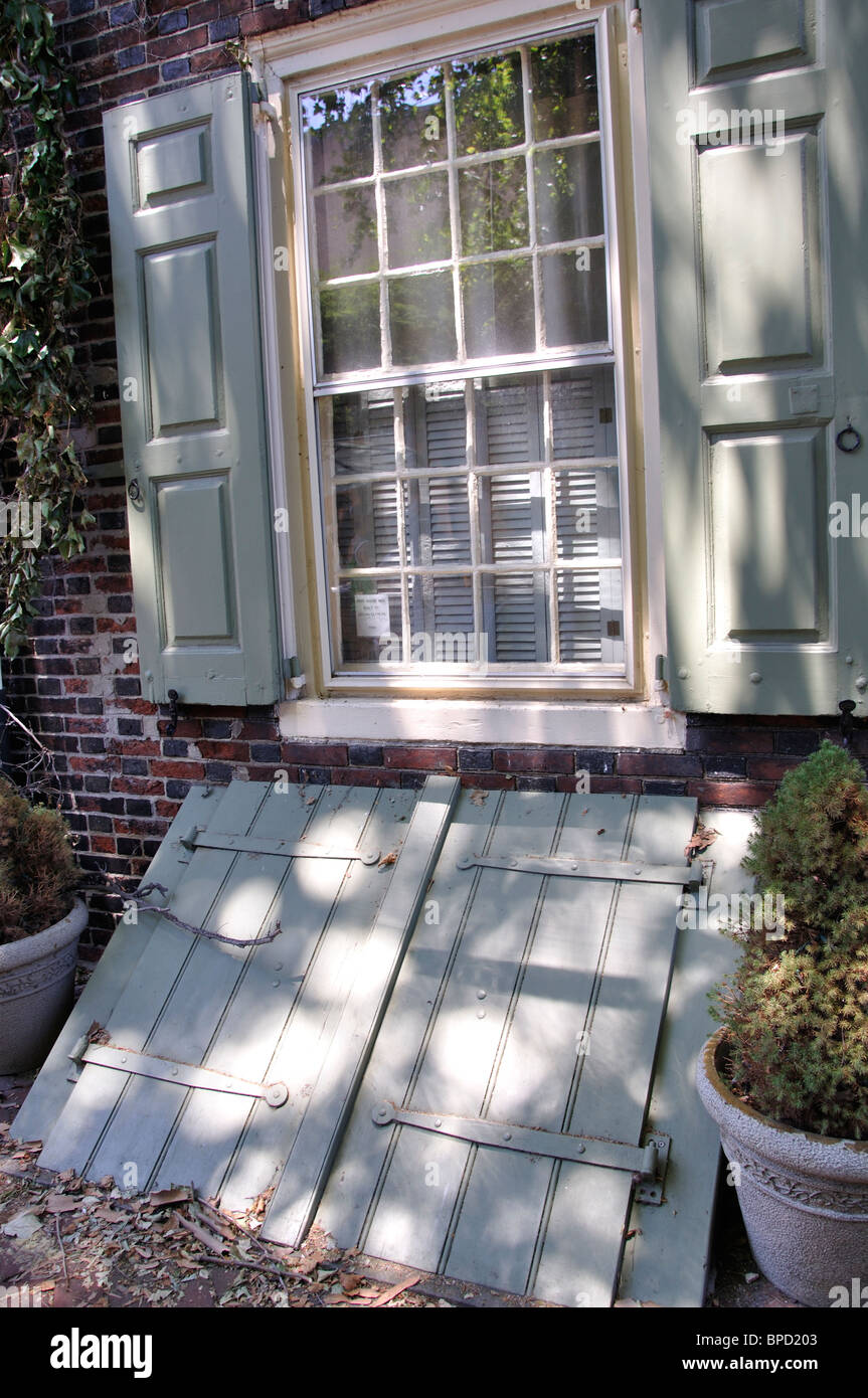 Hatchway, external cellar doors Stock Photo - Alamy