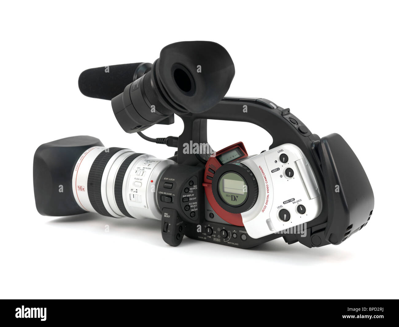 Professional video camera Stock Photo - Alamy