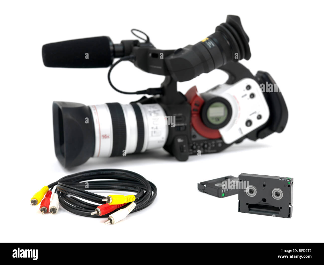 Professional video camera Stock Photo - Alamy
