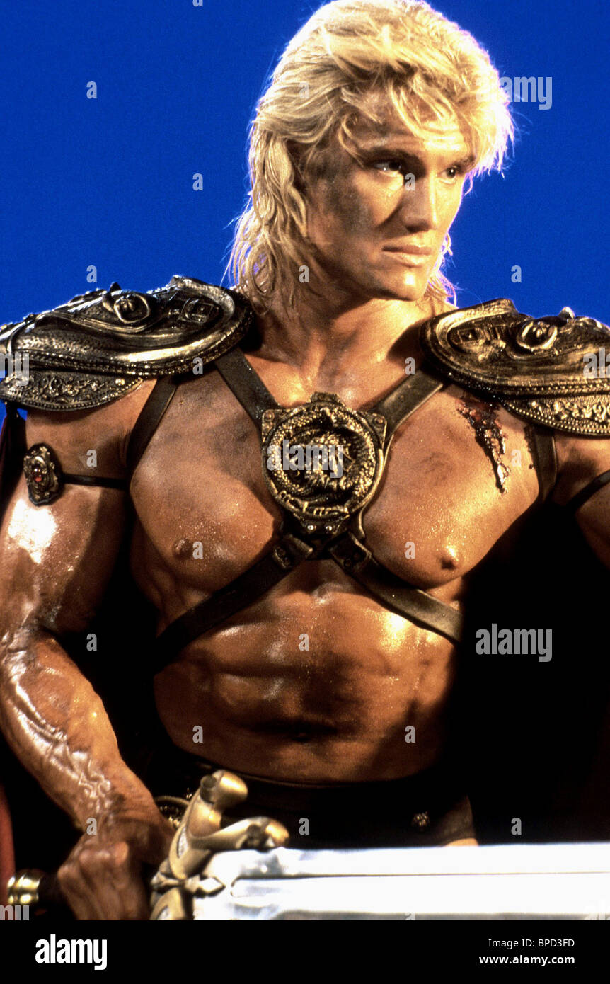 Masters Of The Universe 1987 Dolph Lundgren High Resolution Stock ...