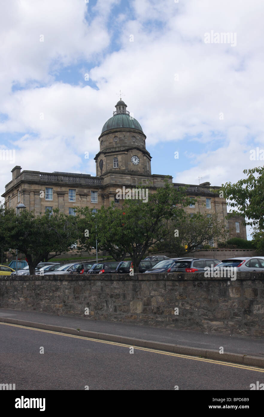 exterior of Dr Gray's hospital Elgin Scotland August 2010 Stock Photo ...