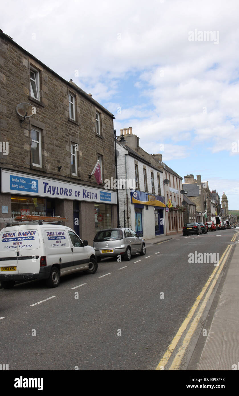 Keith street scene Scotland August 2010 Stock Photo - Alamy