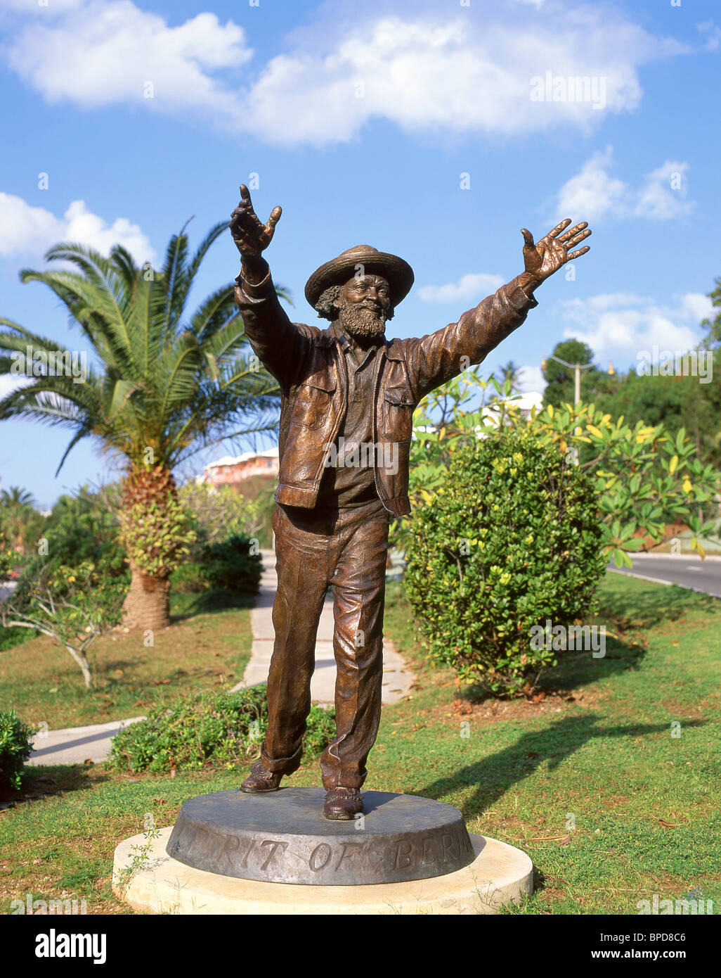'Spirit of Bermuda' Statue, Hamilton, Pembroke Parish, Bermuda Stock ...