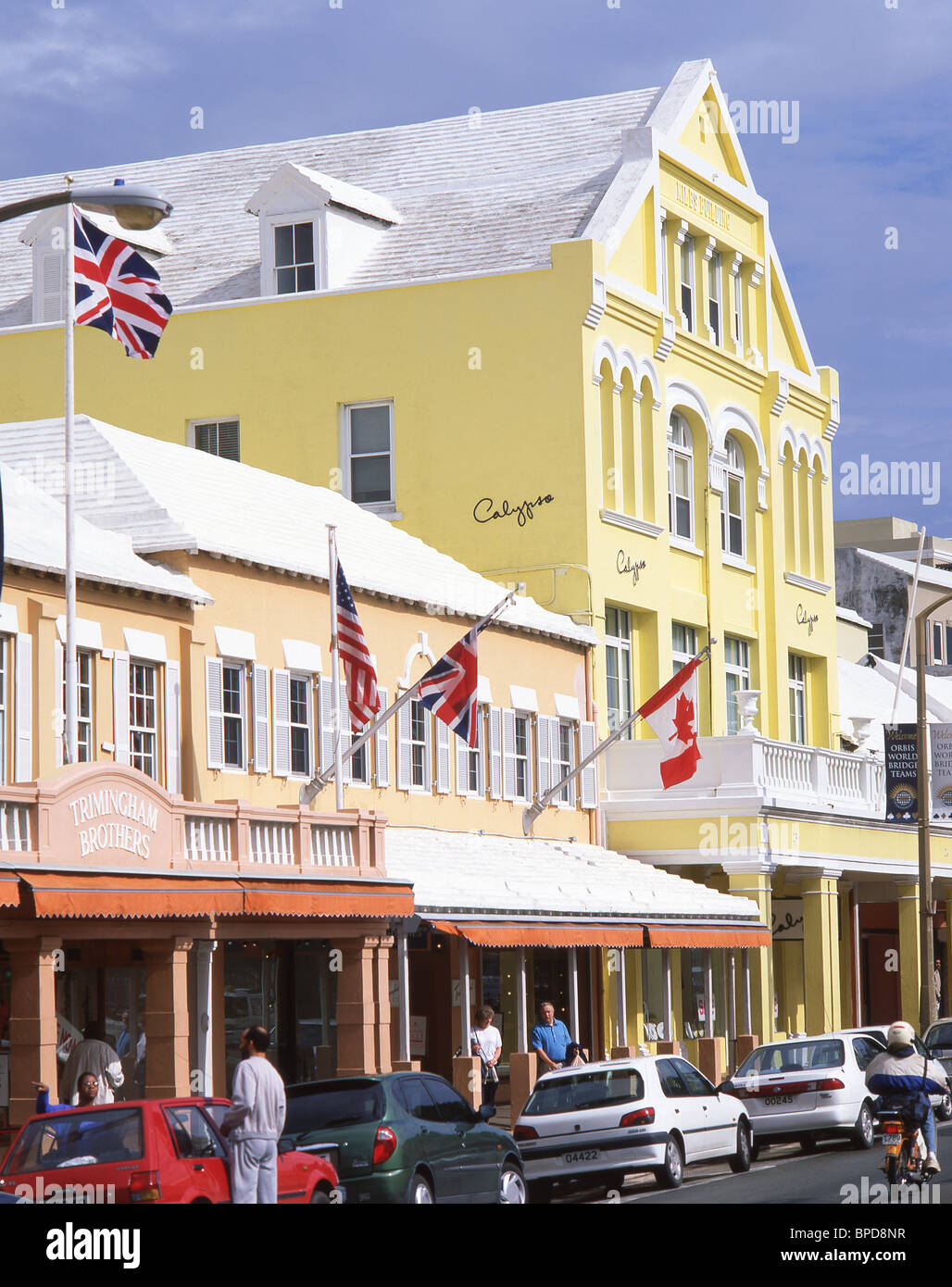 Pastel architecture bermuda hamilton hi-res stock photography and ...