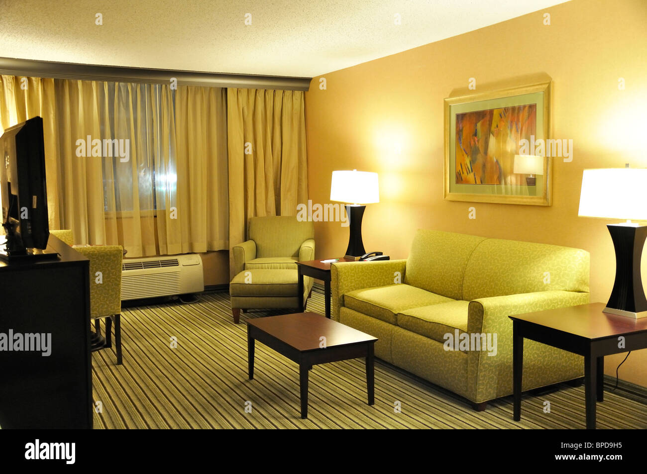Holiday Inn hotel suite, USA Stock Photo - Alamy