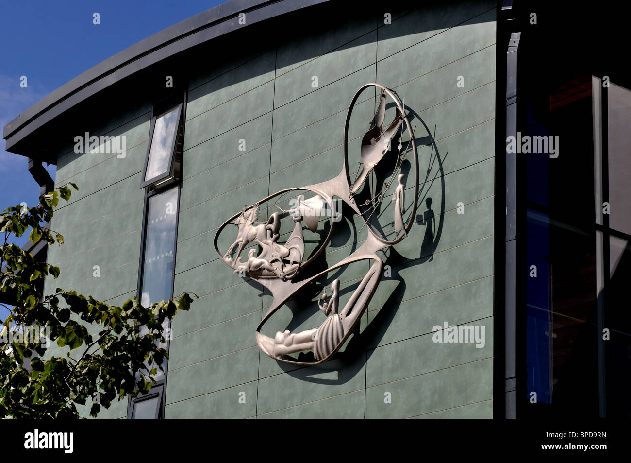 "Three aspects of a young girl`s education", sculpture by Walter ...