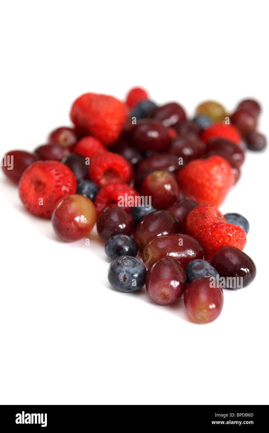 Mixed Fresh Berries Stock Photo - Alamy