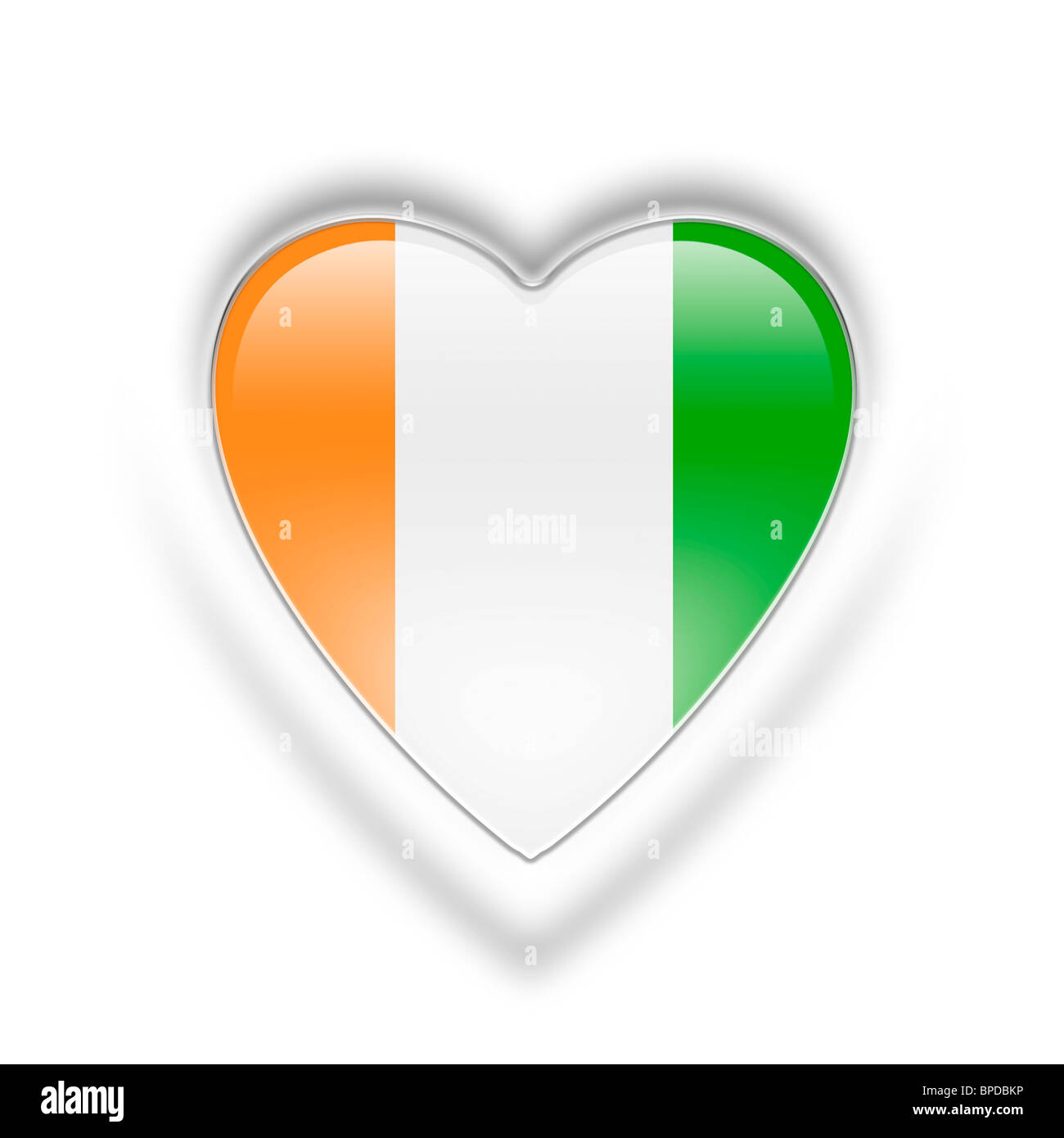 Cote d Ivoire flag Stock Photo - Alamy