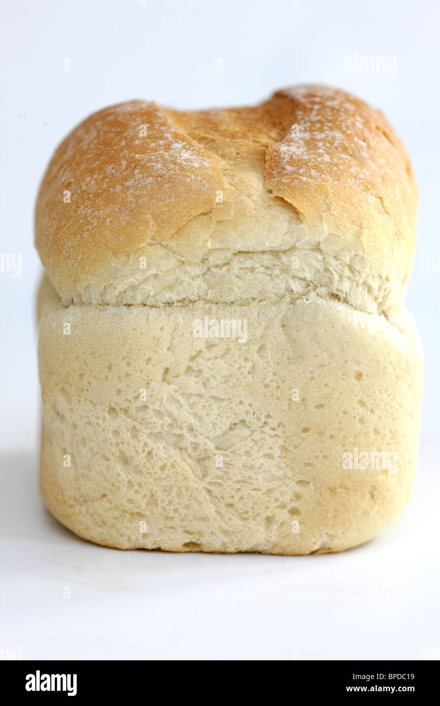 White Farmhouse Loaf Stock Photo - Alamy