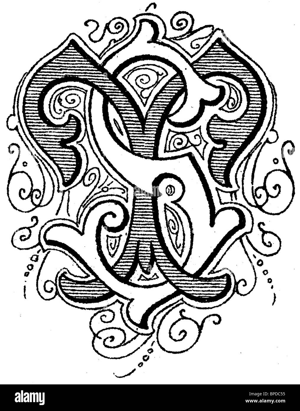 St initials hi-res stock photography and images - Alamy