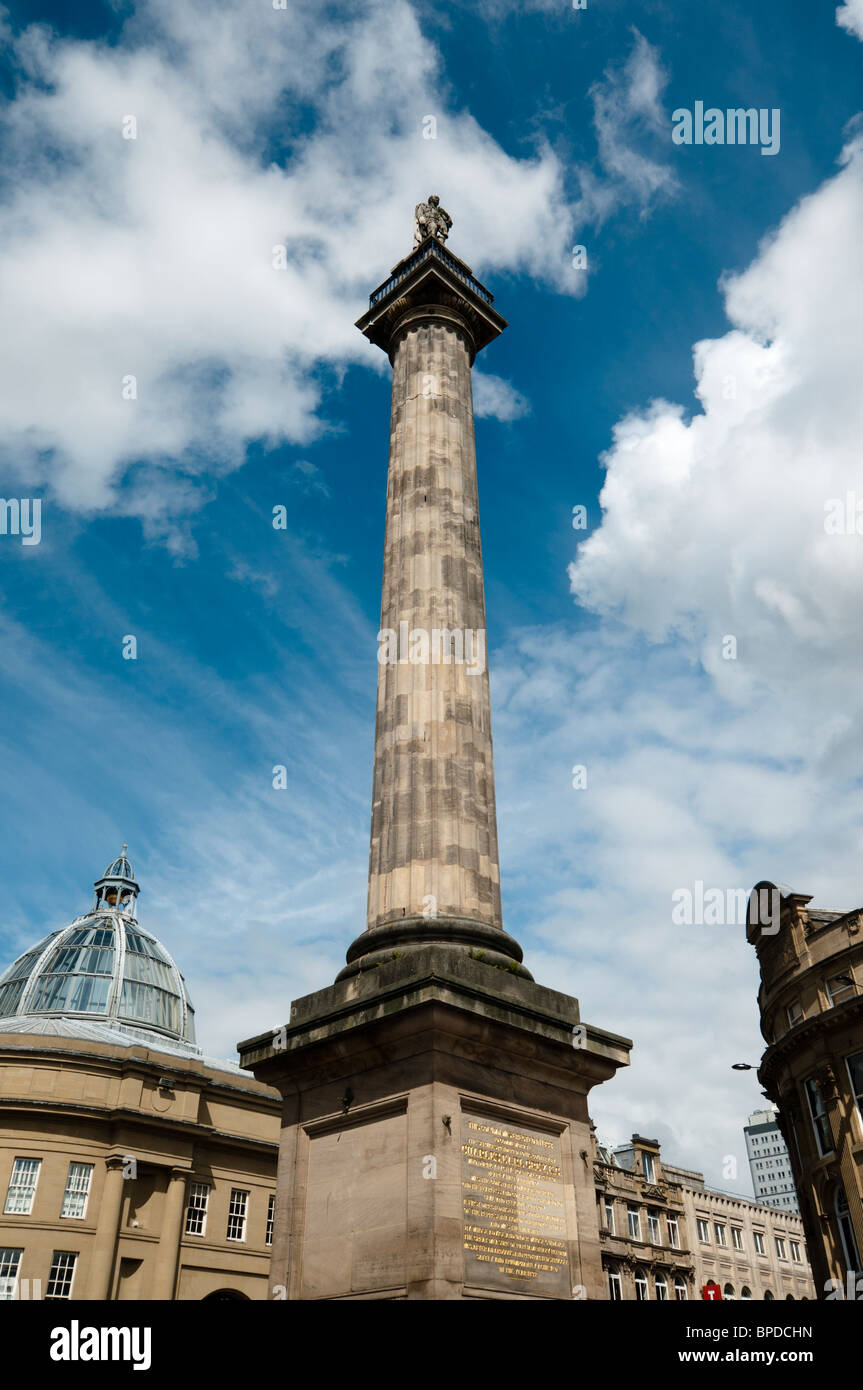 Grey's Monument in Newcastle Stock Photo - Alamy