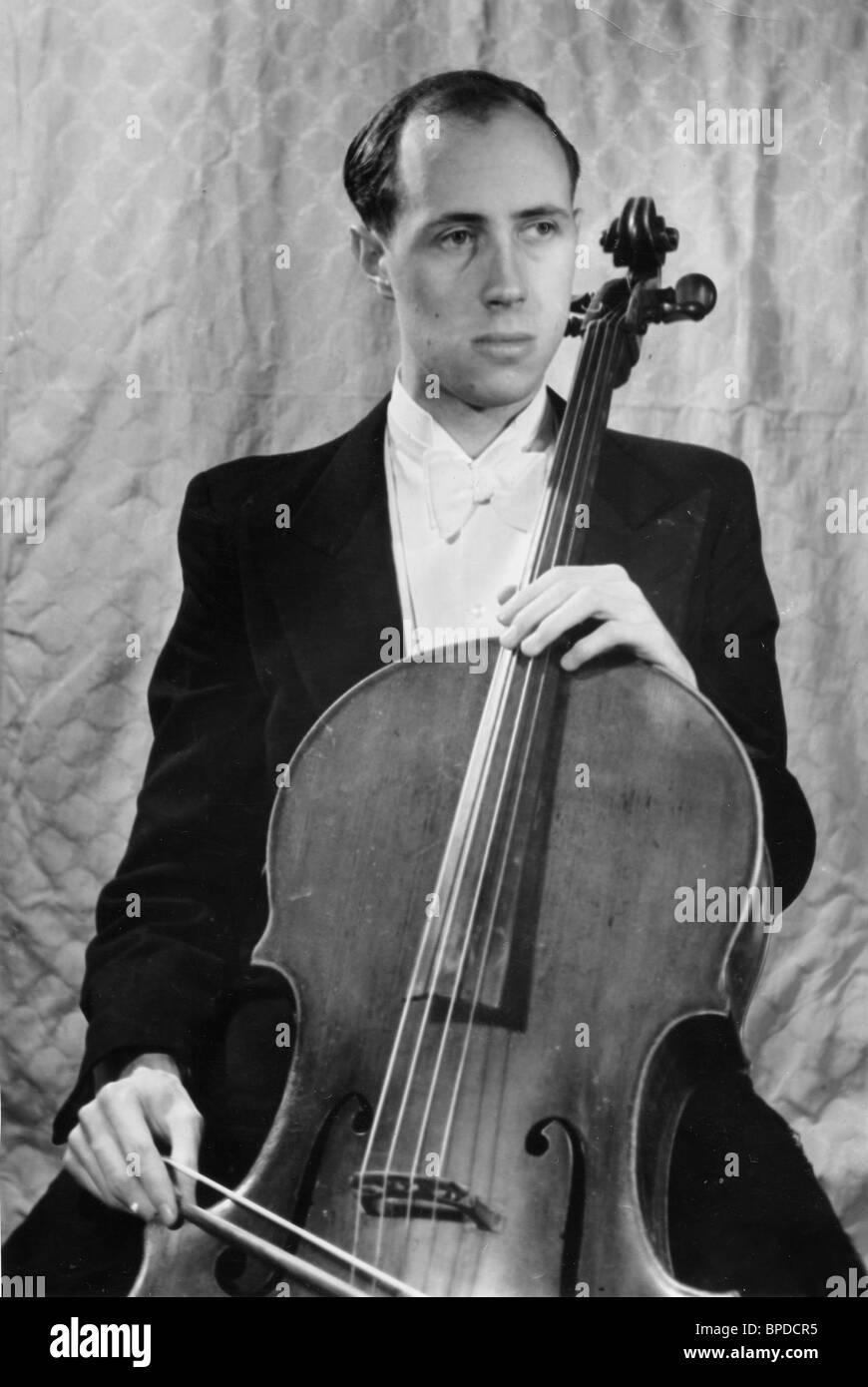 Russian Conductor Cellist Mstislav Rostropovich High Resolution Stock ...