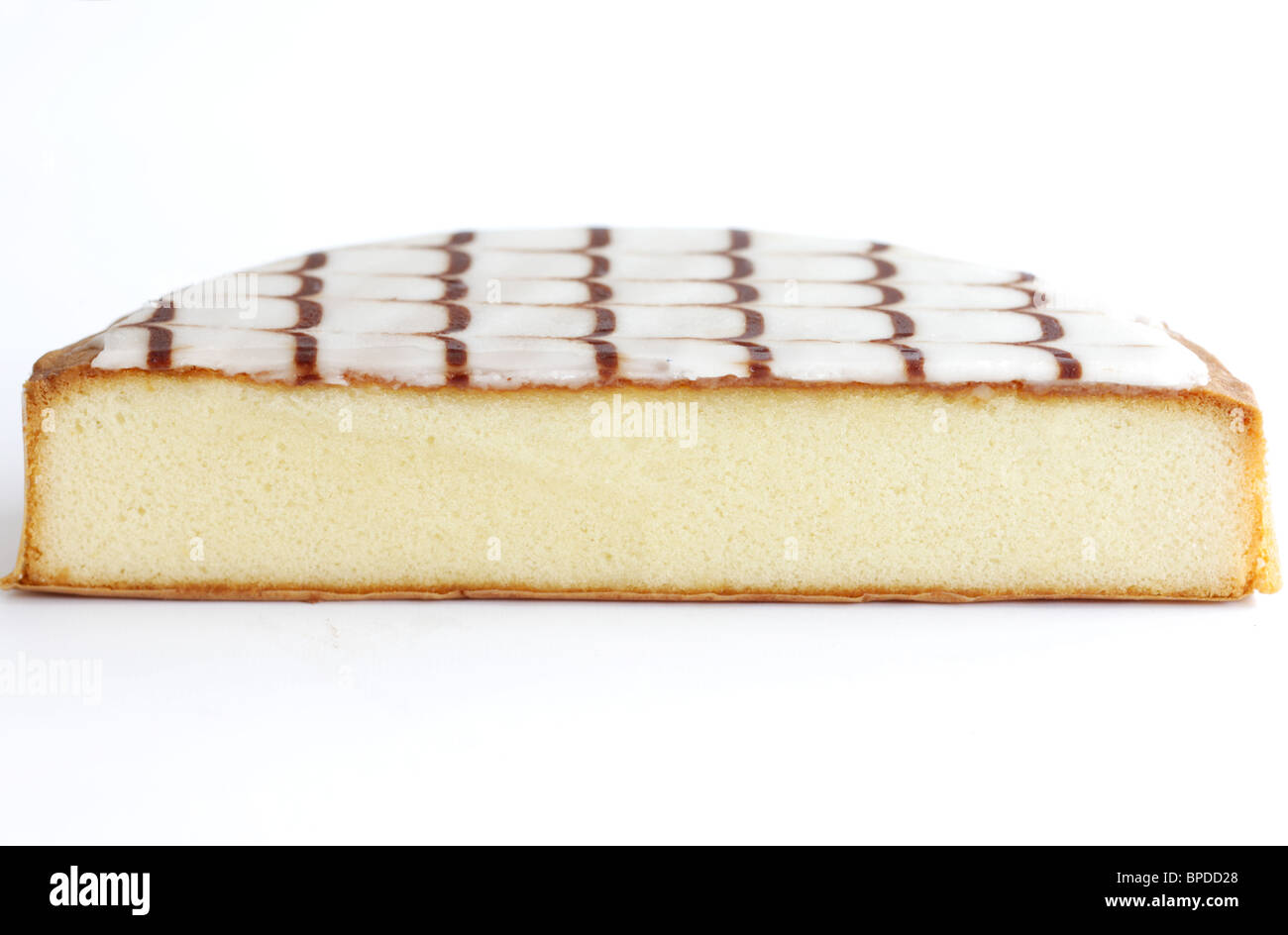Lemon Half Moon Cake Stock Photo - Alamy