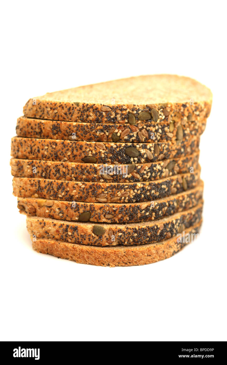 Sliced Seeded Bloomer Loaf Stock Photo - Alamy