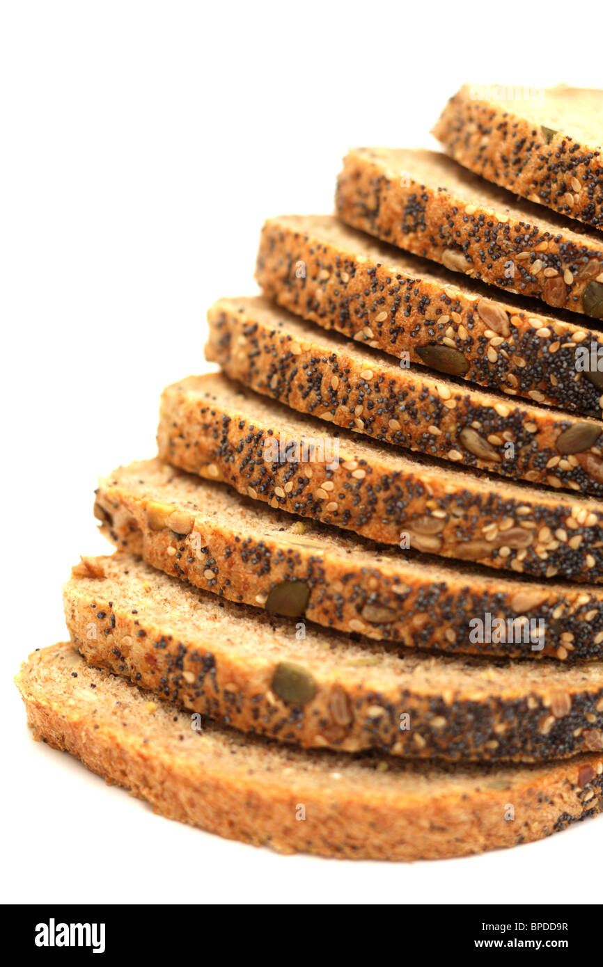 Sliced Seeded Bloomer Loaf Stock Photo - Alamy