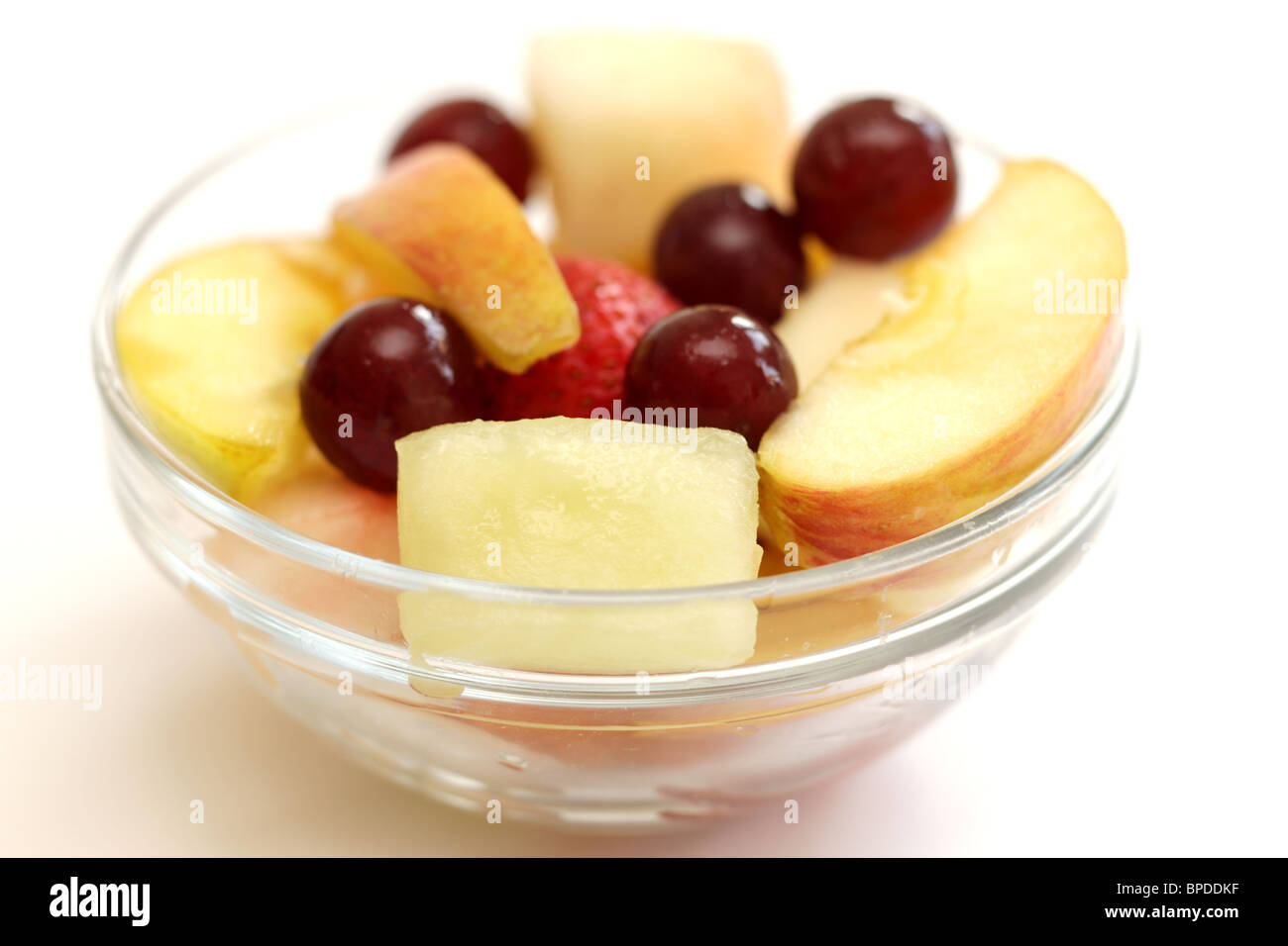 Bowl of Classic Fruit Salad Stock Photo - Alamy