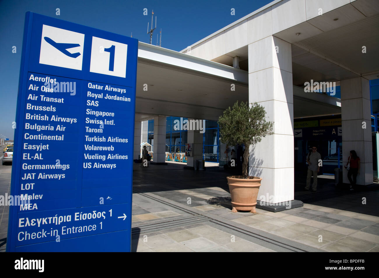Eleftherios Venizelos Athens International Airport Athens Greece Stock ...