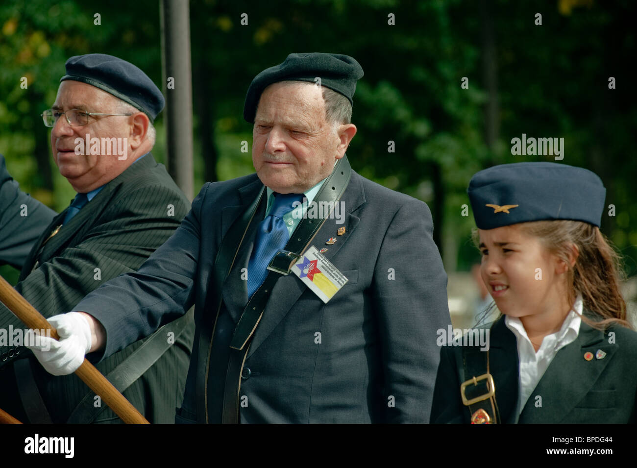 Paris, France, Small Group People, Veterans, The City Commemorates the ...