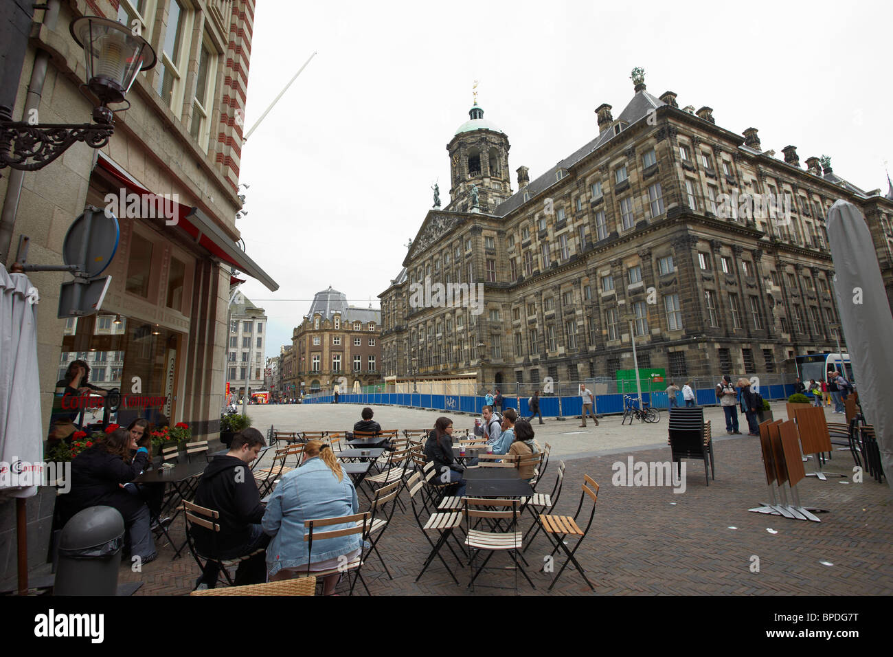 Dam Square in Amsterdam Stock Photo - Alamy