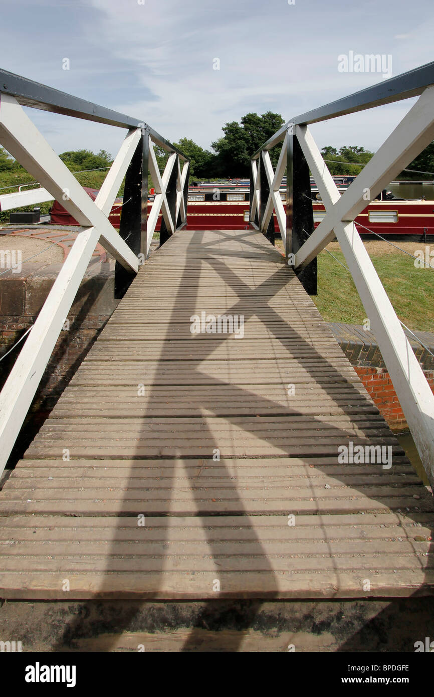 A bridge over a canal Stock Photo - Alamy