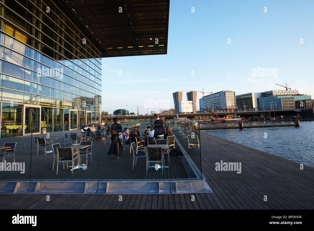 Eastern Docklands walk in Amsterdam Stock Photo - Alamy