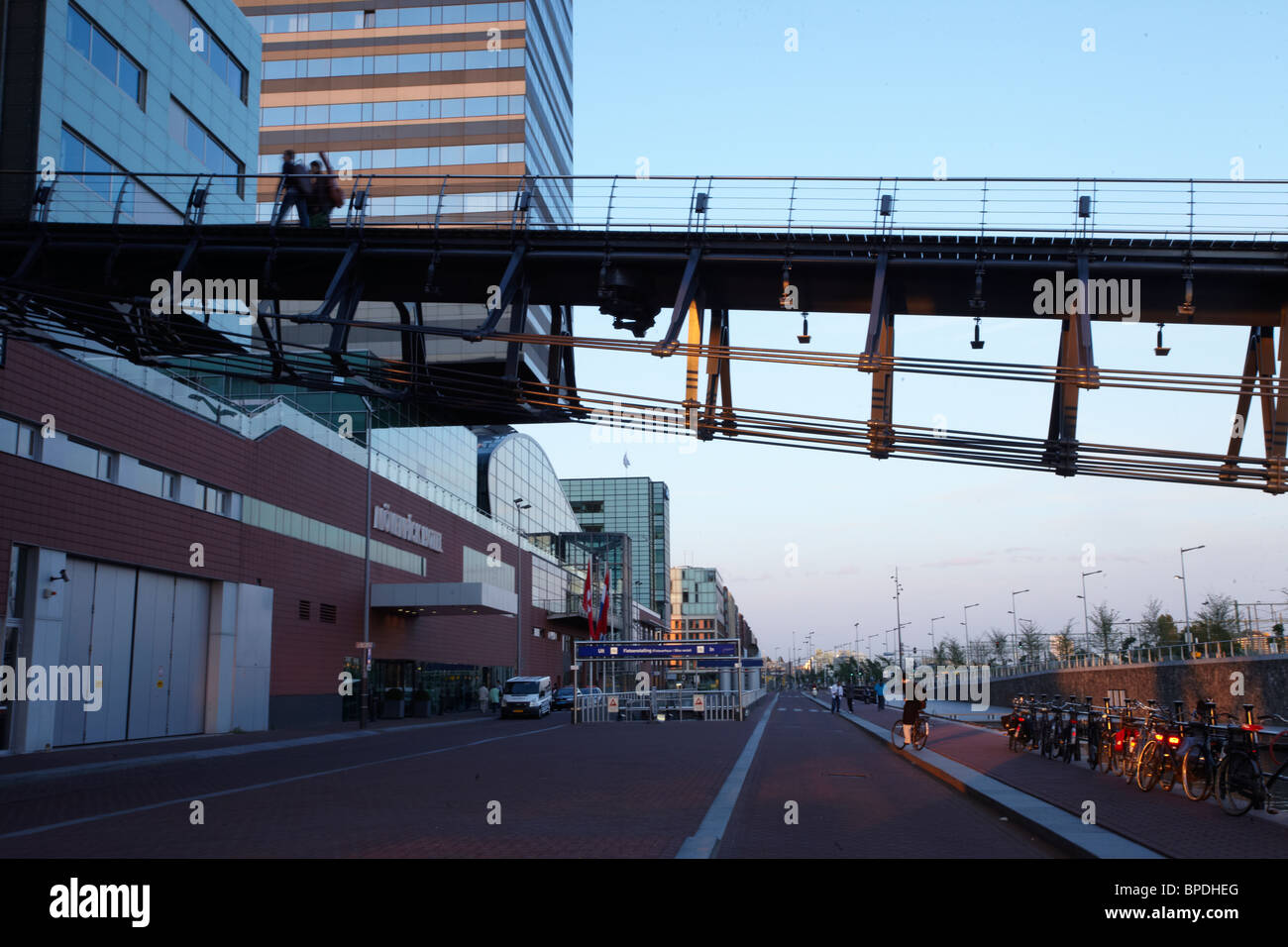 Eastern Docklands walk in Amsterdam Stock Photo - Alamy