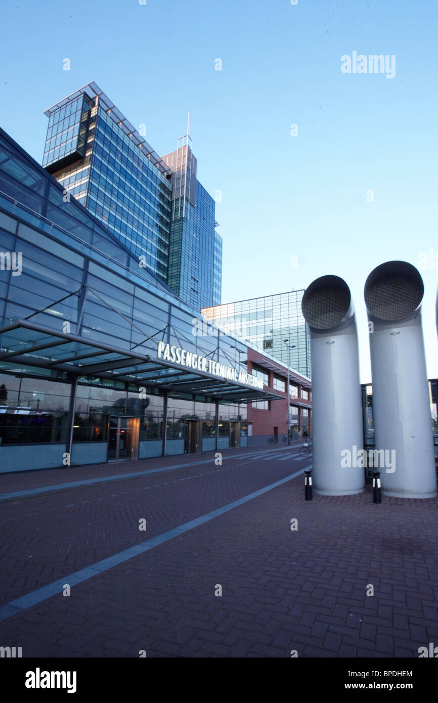Eastern Docklands walk in Amsterdam Stock Photo - Alamy