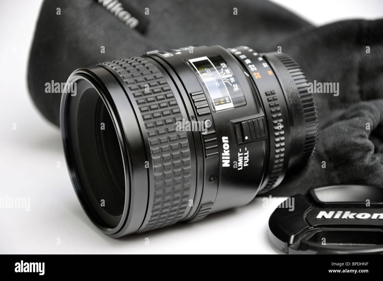 Nikkor macro 60mm lens Stock Photo - Alamy