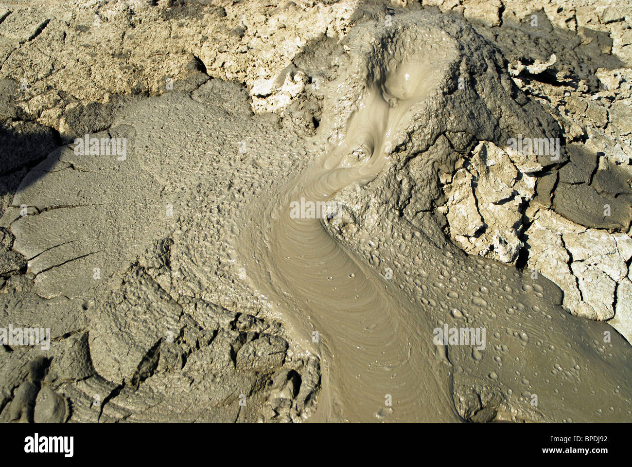 Azerbaijan, Qobustan, view of muddy land Stock Photo - Alamy