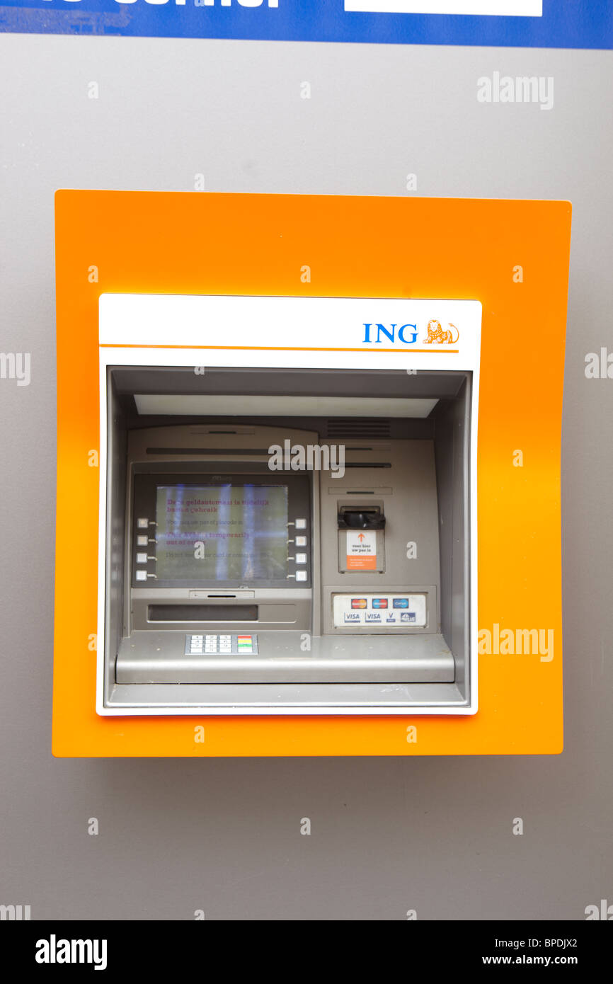 Amsterdam bank atm hi-res stock photography and images - Alamy