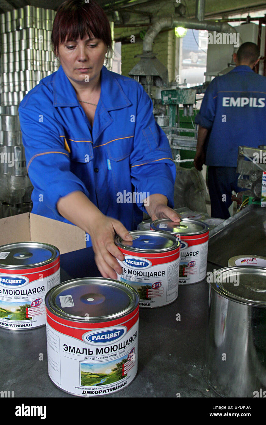 Russian Factory Worker High Resolution Stock Photography and Images - Alamy