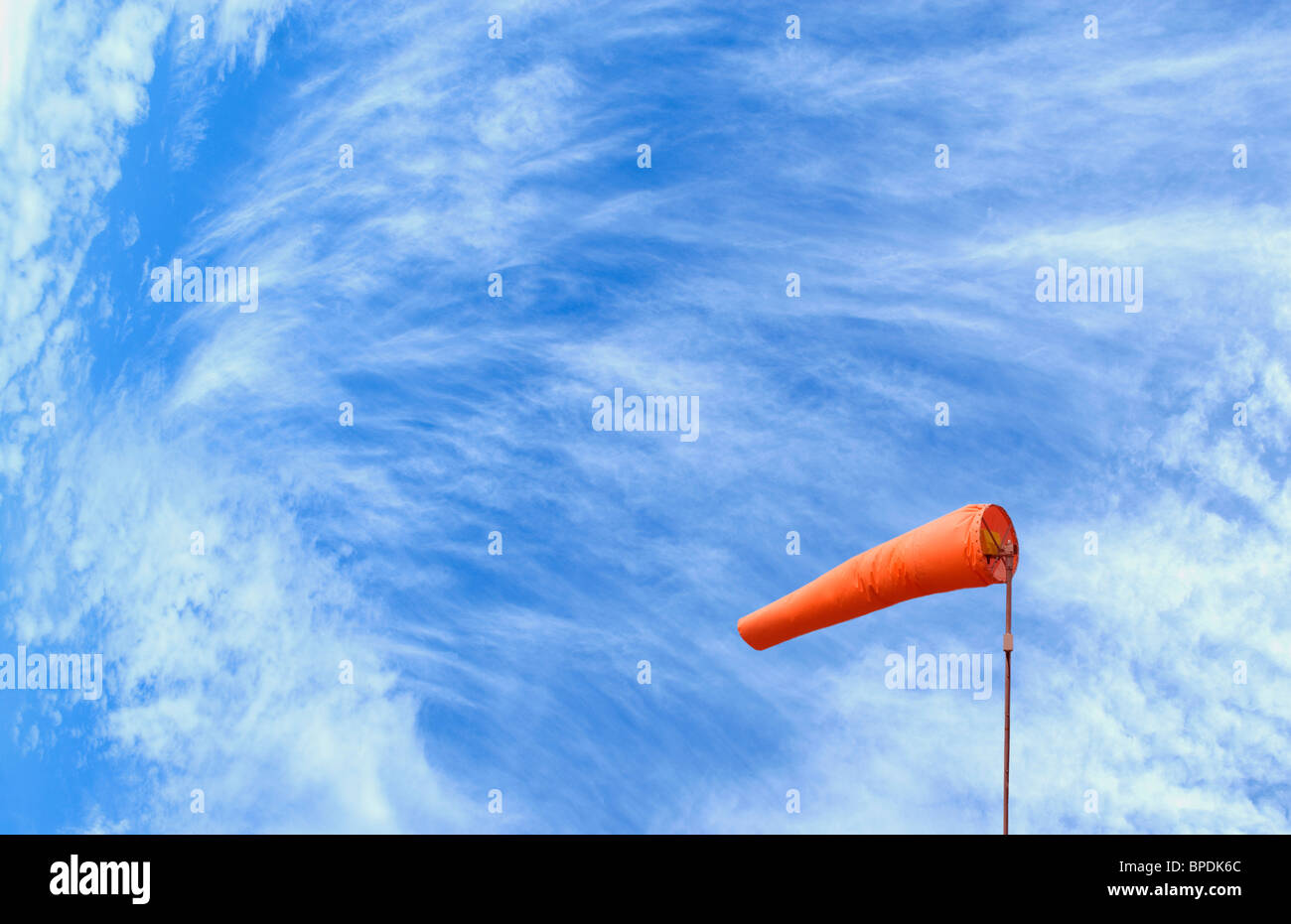 windsock blowing in the wind Stock Photo - Alamy