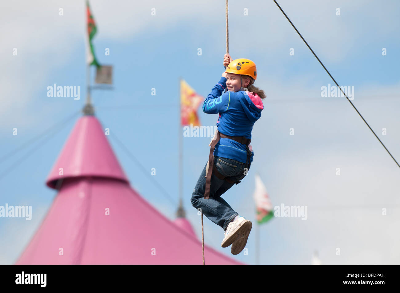 Zipwire hi-res stock photography and images - Alamy