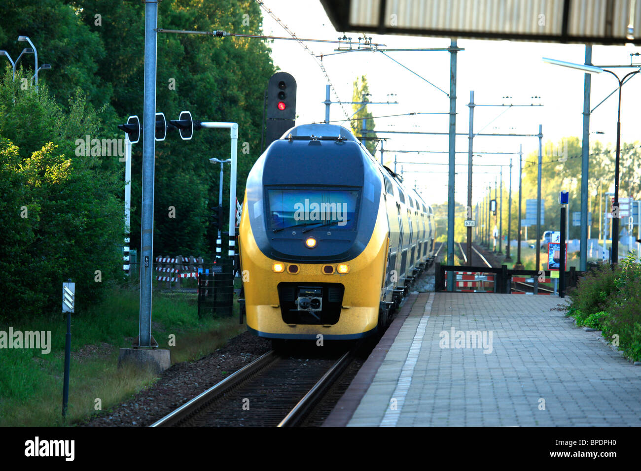 Double decker train platform amsterdam hi-res stock photography and ...