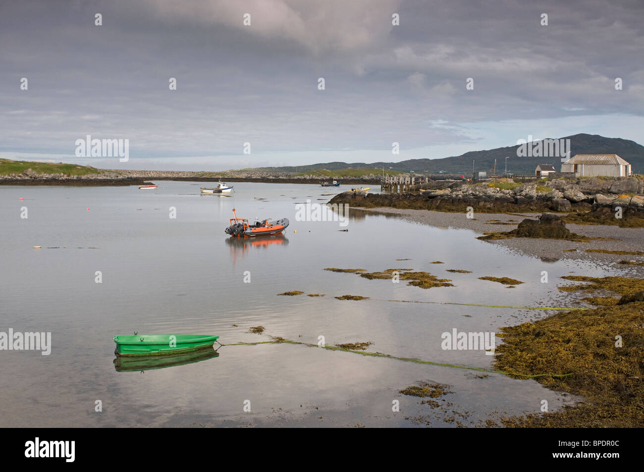 Ludag at the South tip of South Uist, Western Isle, Outer Hebrides ...