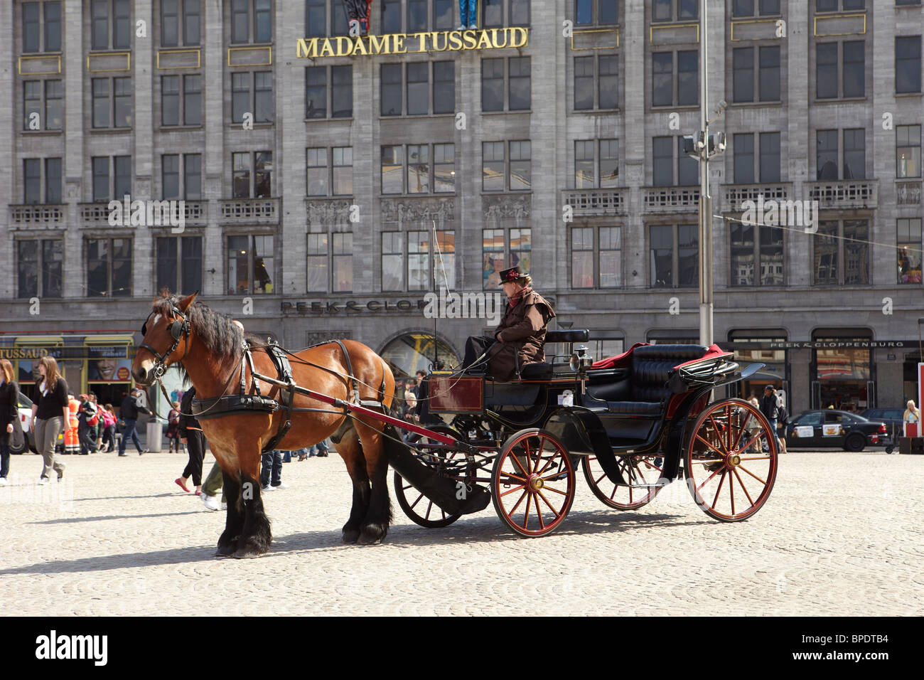 Horse carriage in dam square hi-res stock photography and images - Alamy