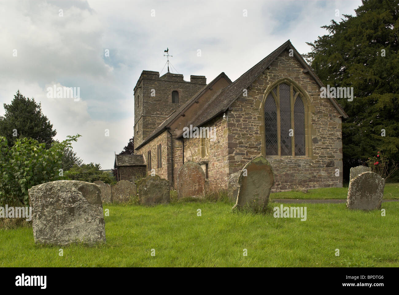 St John the Baptist Church, Stokesay, Shropshire, England Stock Photo ...