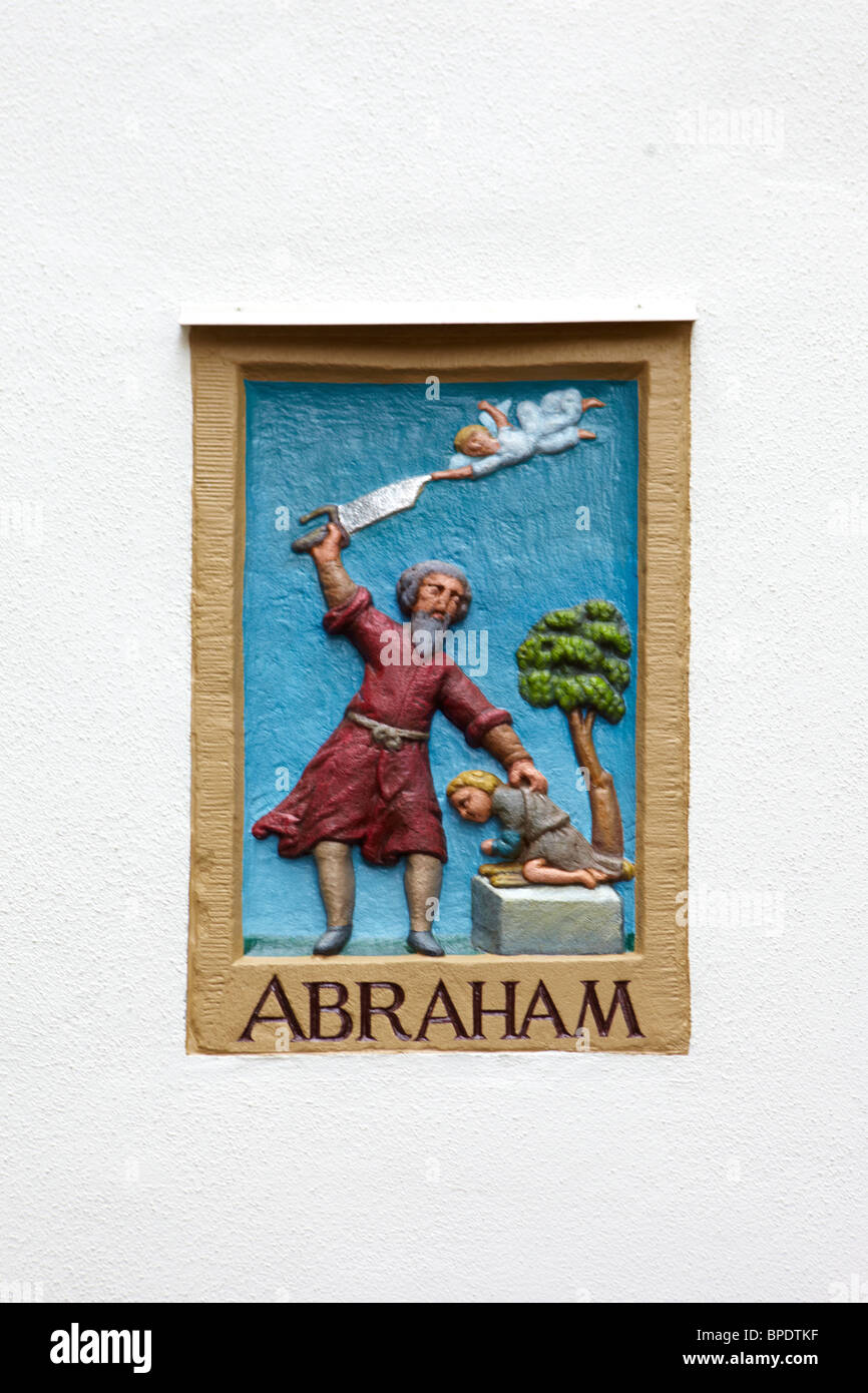 Biblical tablets in the Begijnhof in Amsterdam Stock Photo - Alamy